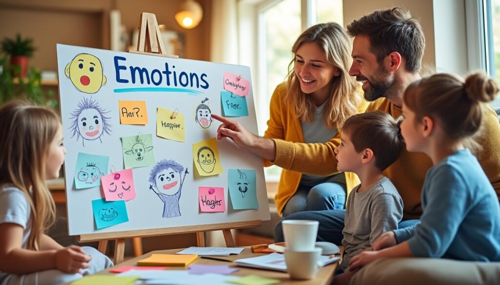 Fabriquer un tableau des émotions : guide créatif pour exprimer vos ...